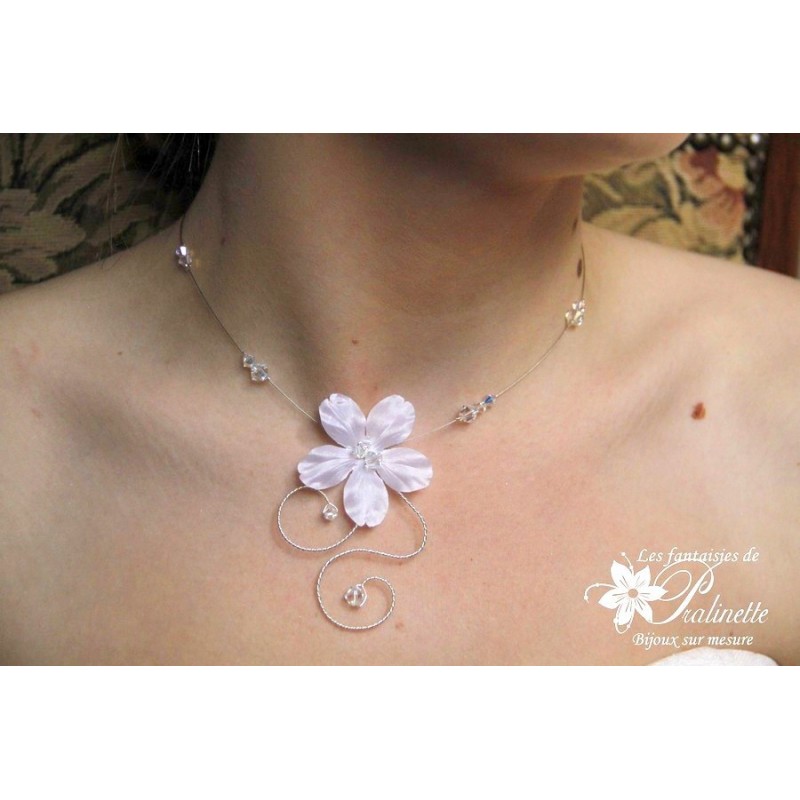 Bijoux mariage collier de mariée Abigael